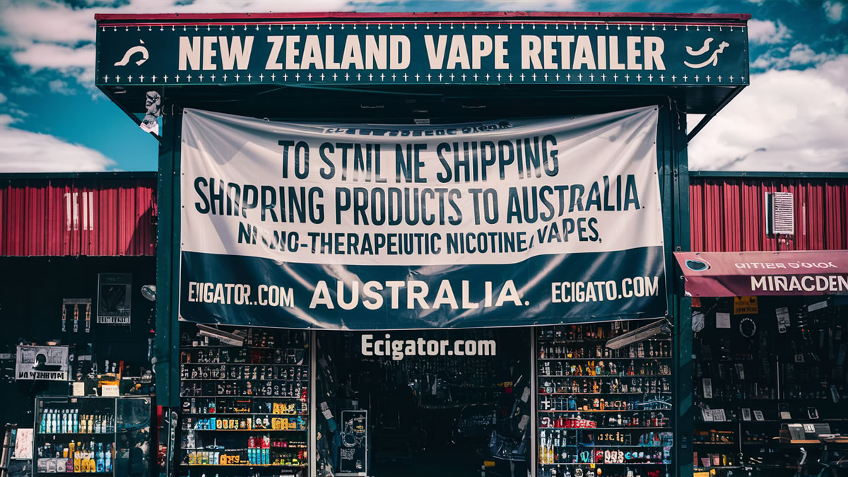 New Zealand Vape Seller Defies Australia Import Rules