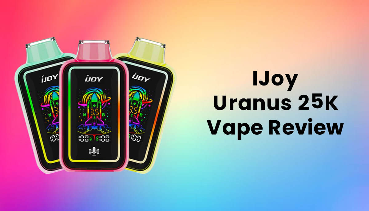 iJoy Uranus 25000 AI Voice Disposable Vape Review - Ecigator