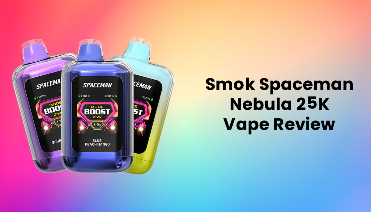 Smok Spaceman Nebula 25K Plus Disposable Vape Review - Ecigator