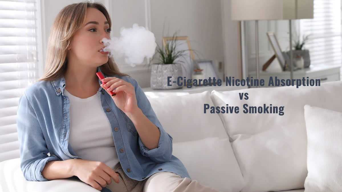 E-Cigarette Nicotine Absorption 1/6 of Passive Smoking - Ecigator