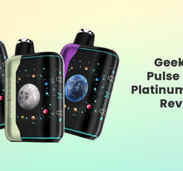 Geek Bar Pulse X 25K Platinum Edition Disposable Vape Review