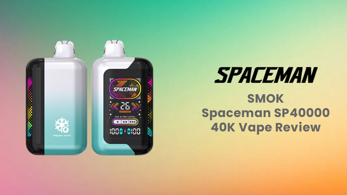 SMOK Spaceman SP40000 40K Puffs Disposable Vape Review - Ecigator