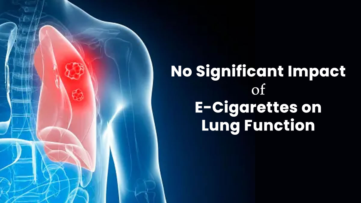 No Significant Impact of E-Cigarettes on Lung Function - Ecigator