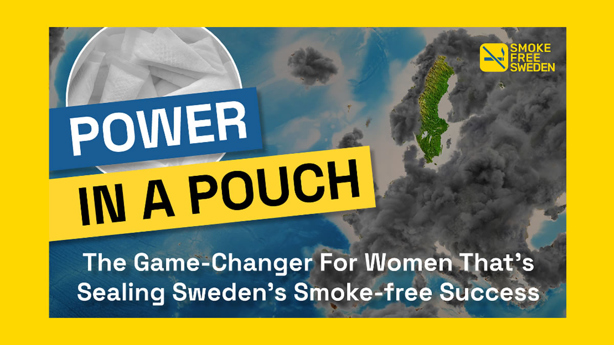 Nicotine Pouches Key to Sweden's Smoke-Free Success for Women - Ecigator