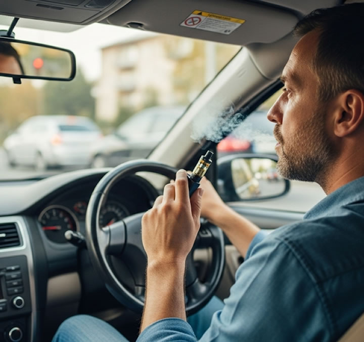 Is Vaping While Driving Illegal in North Carolina?